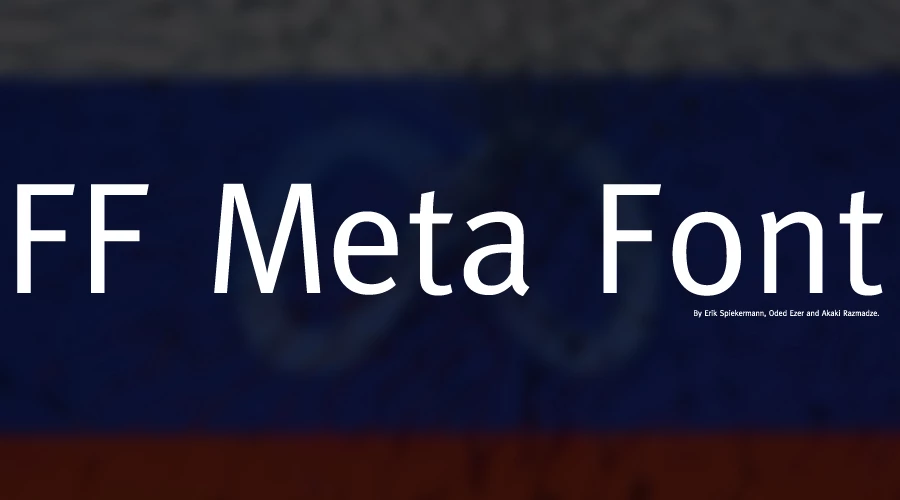 FF Meta Font free download