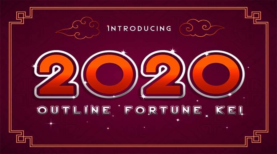 2020 Outline Kei Font download Free | Dafont Online