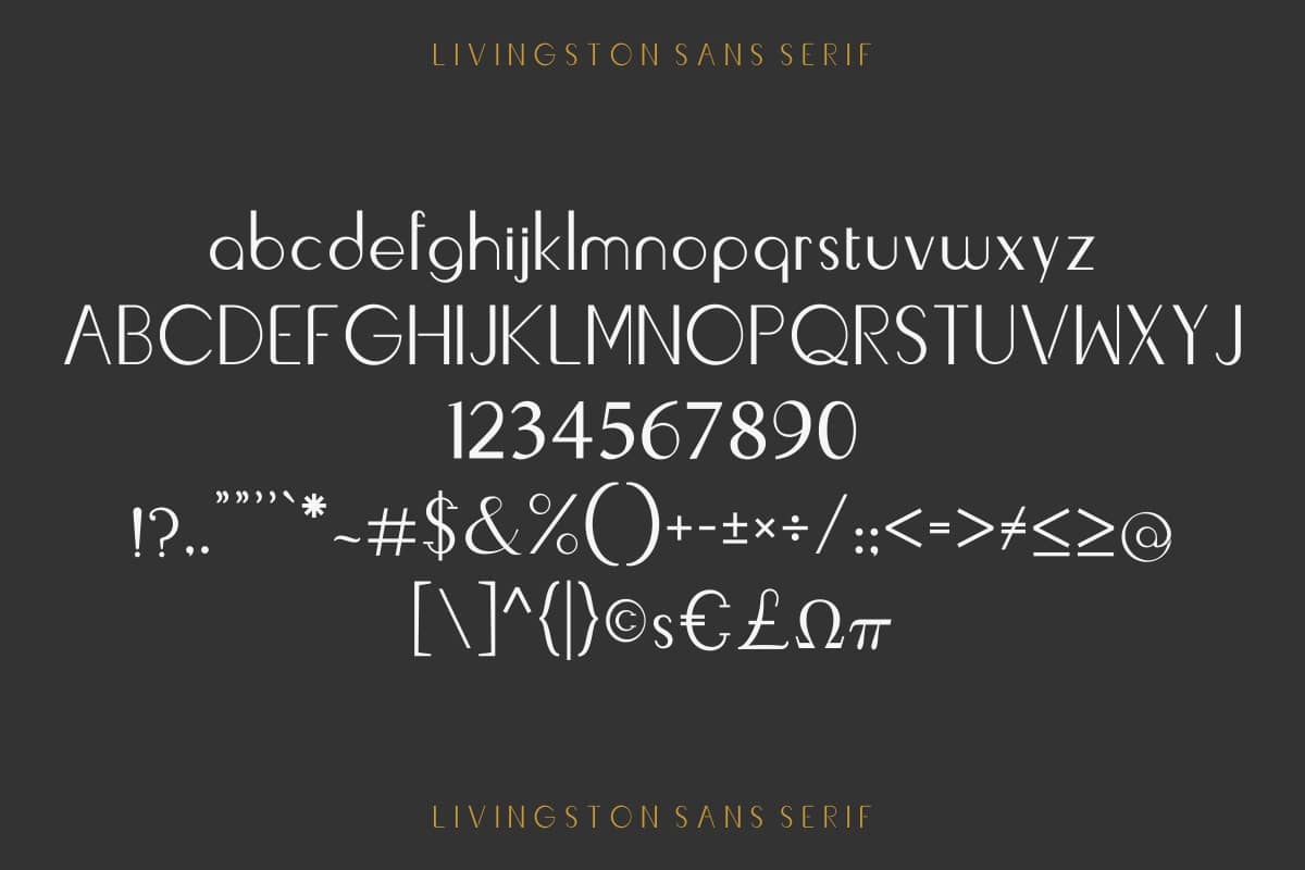Livingston Font Trio download Free | Dafont Online