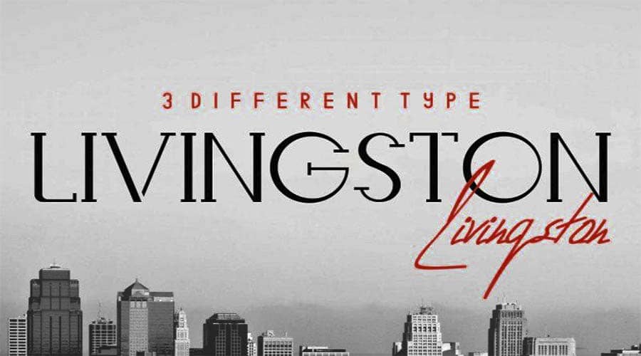 Livingston Font Trio download Free | Dafont Online