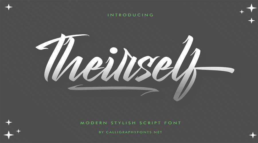 Theirself Font download Free | Dafont Online