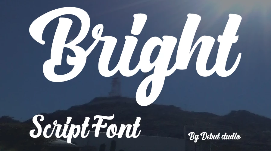 Bright Script Font Free Download | Dafont Online