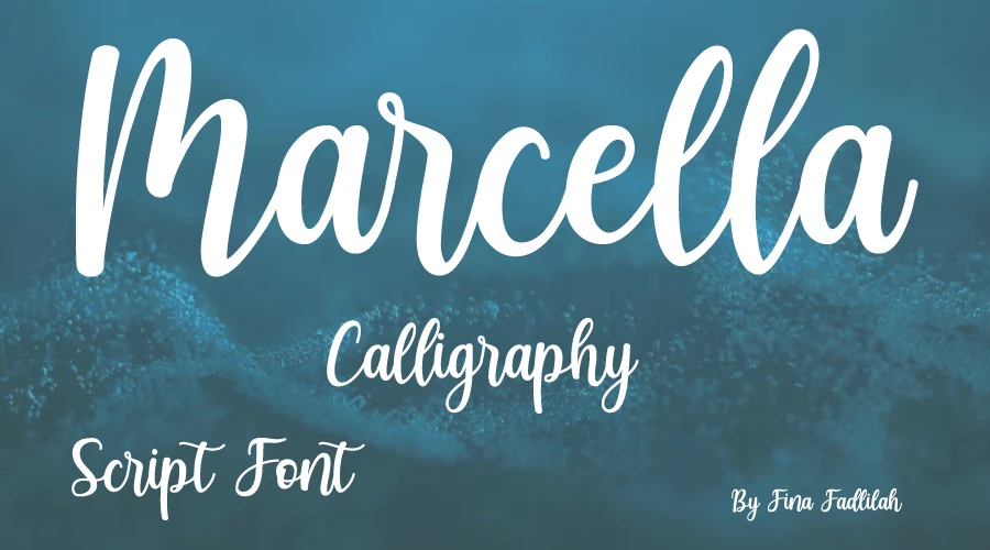 Marcella Calligraphy Script Font Download| Dafont Online
