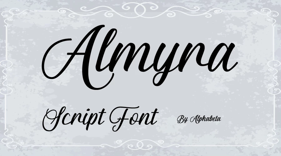 Almyra Script Font Download| Dafont Online