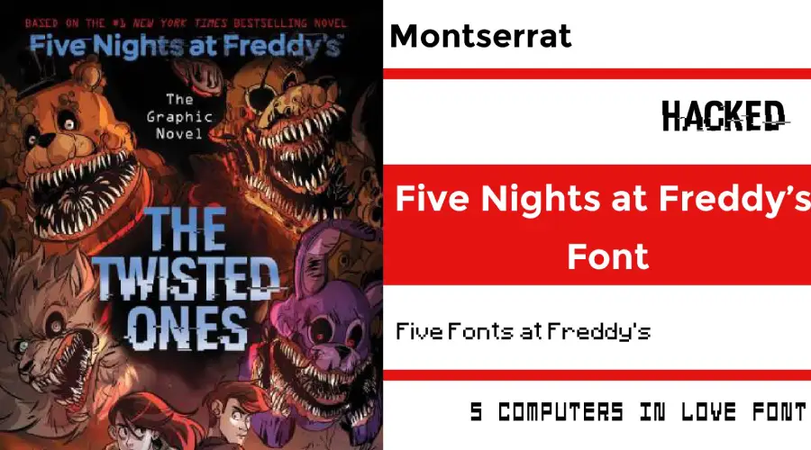 FNaF Font Download | Dafont Online
